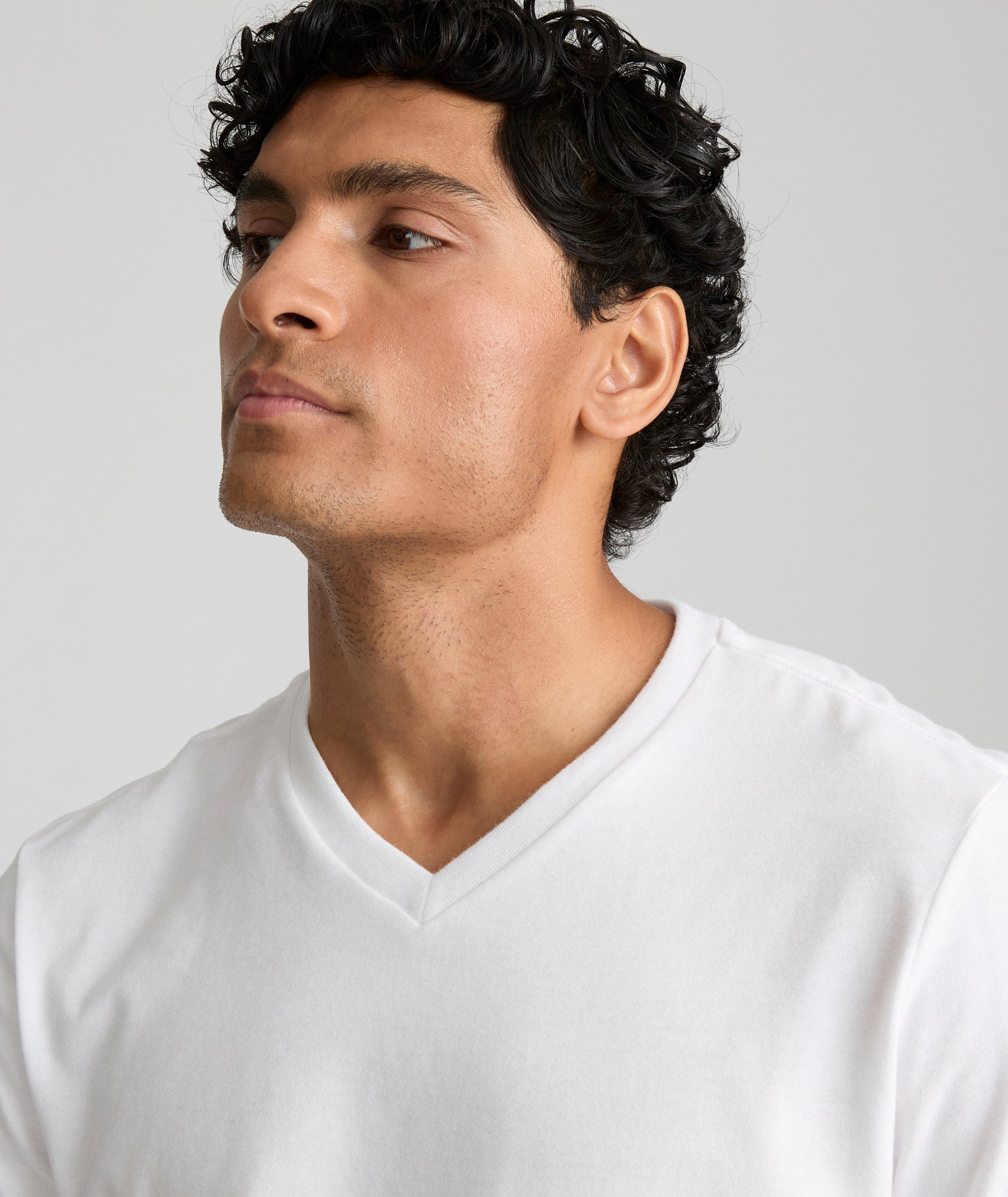 Untuckit Ultrasoft V Neck Tee XX Large White