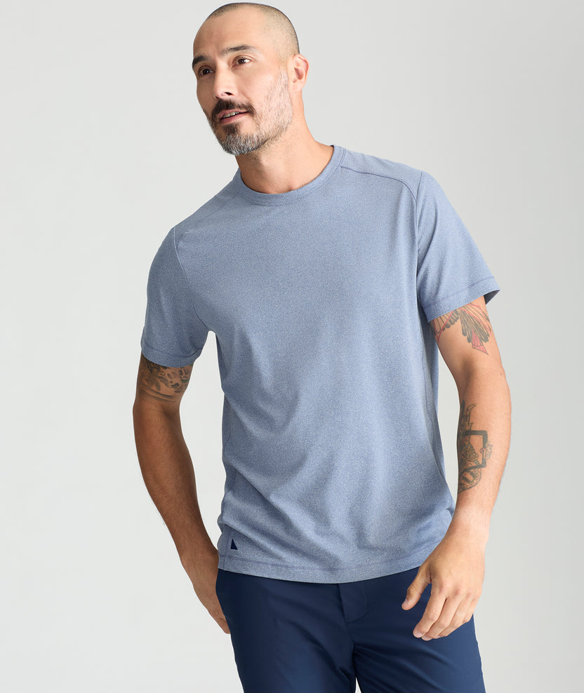 Performance Tee Blue | UNTUCKit