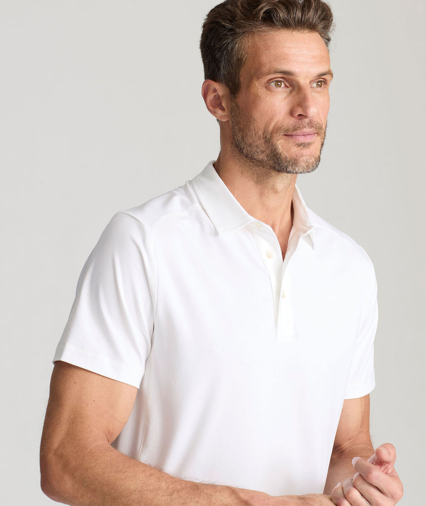 Performance Polo White | UNTUCKit