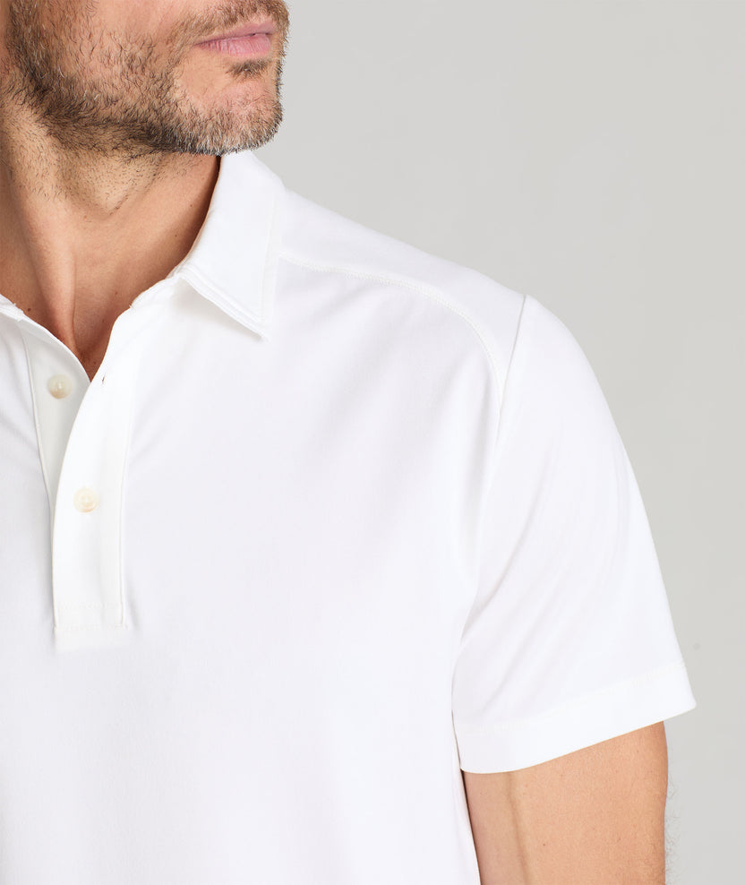 Performance Polo White | UNTUCKit