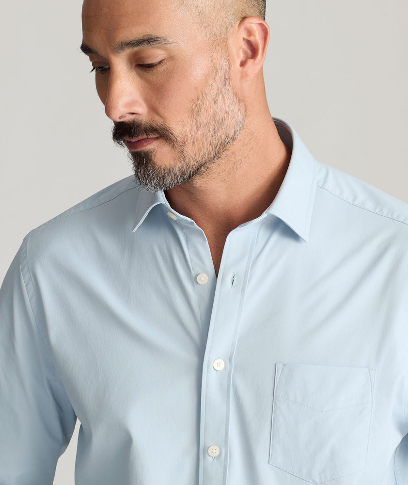 Wrinkle-Free Performance Gironde Shirt Light Blue | UNTUCKit