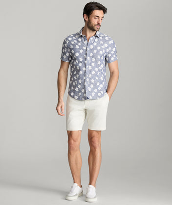 9" Stretch Chino Shorts Stone | UNTUCKit