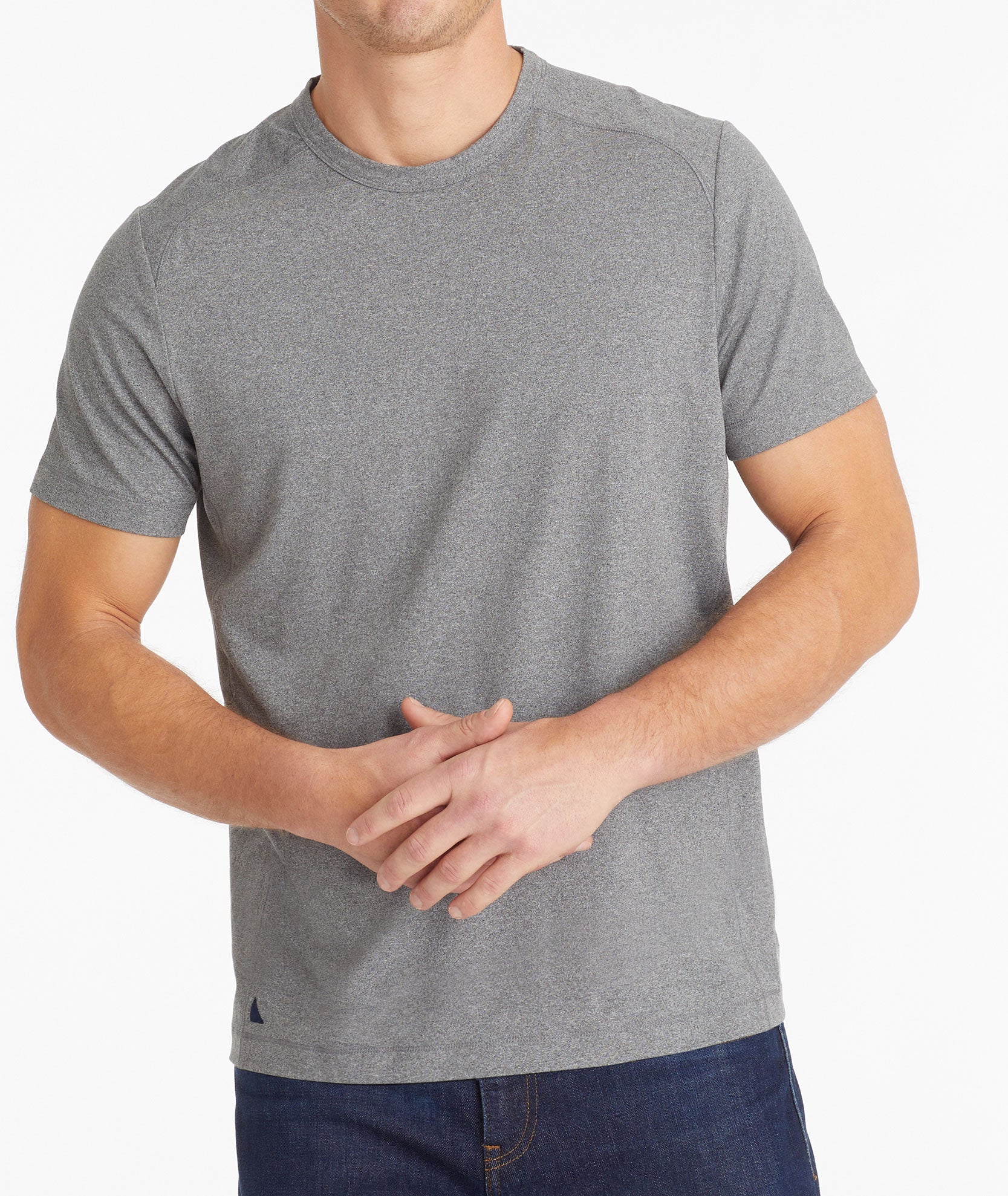 Performance Tee Gray | UNTUCKit