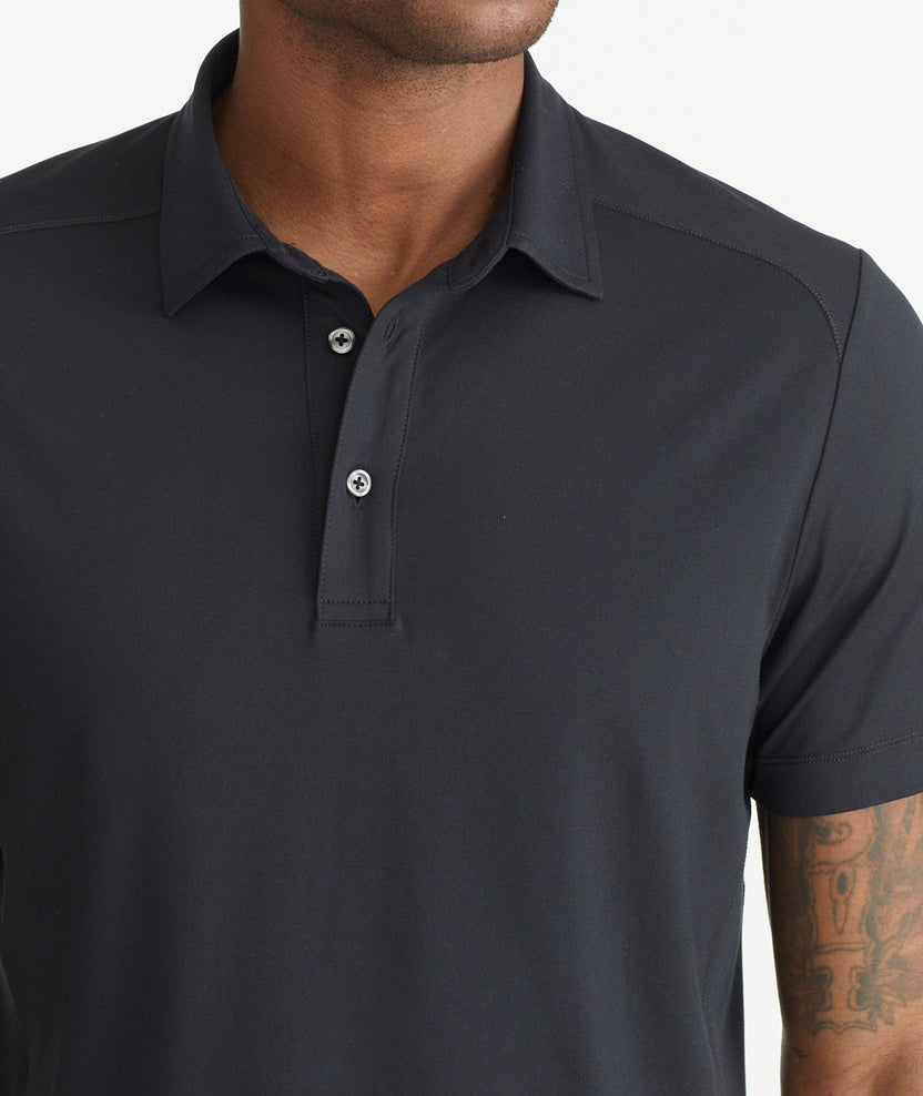 Performance Polo Black | UNTUCKit
