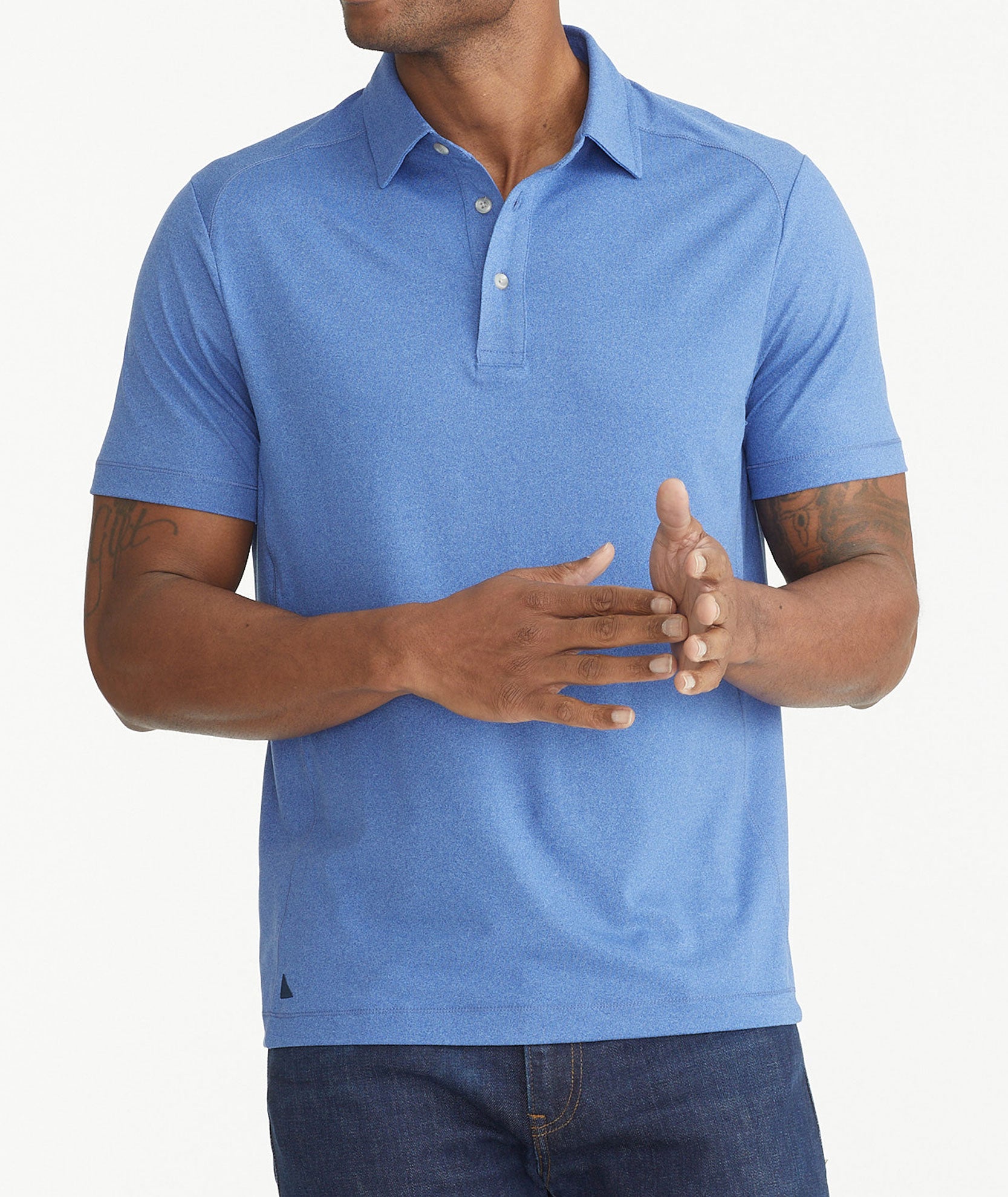 Performance Polo Blue | UNTUCKit