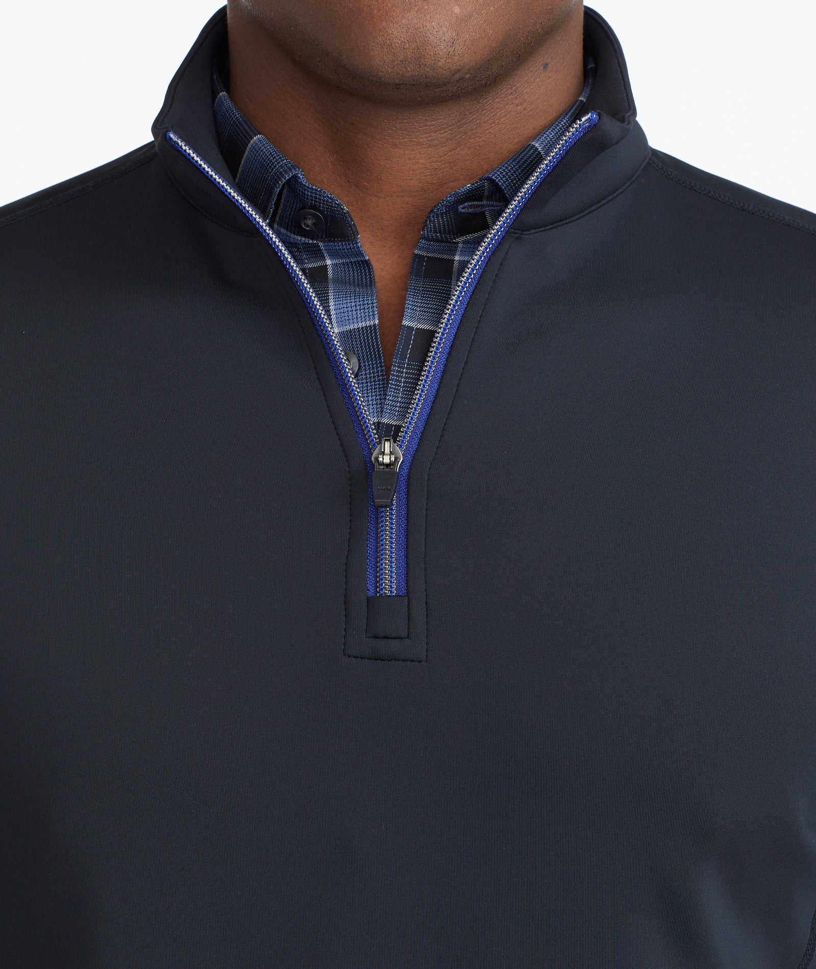 Performance Quarter-Zip Black | UNTUCKit